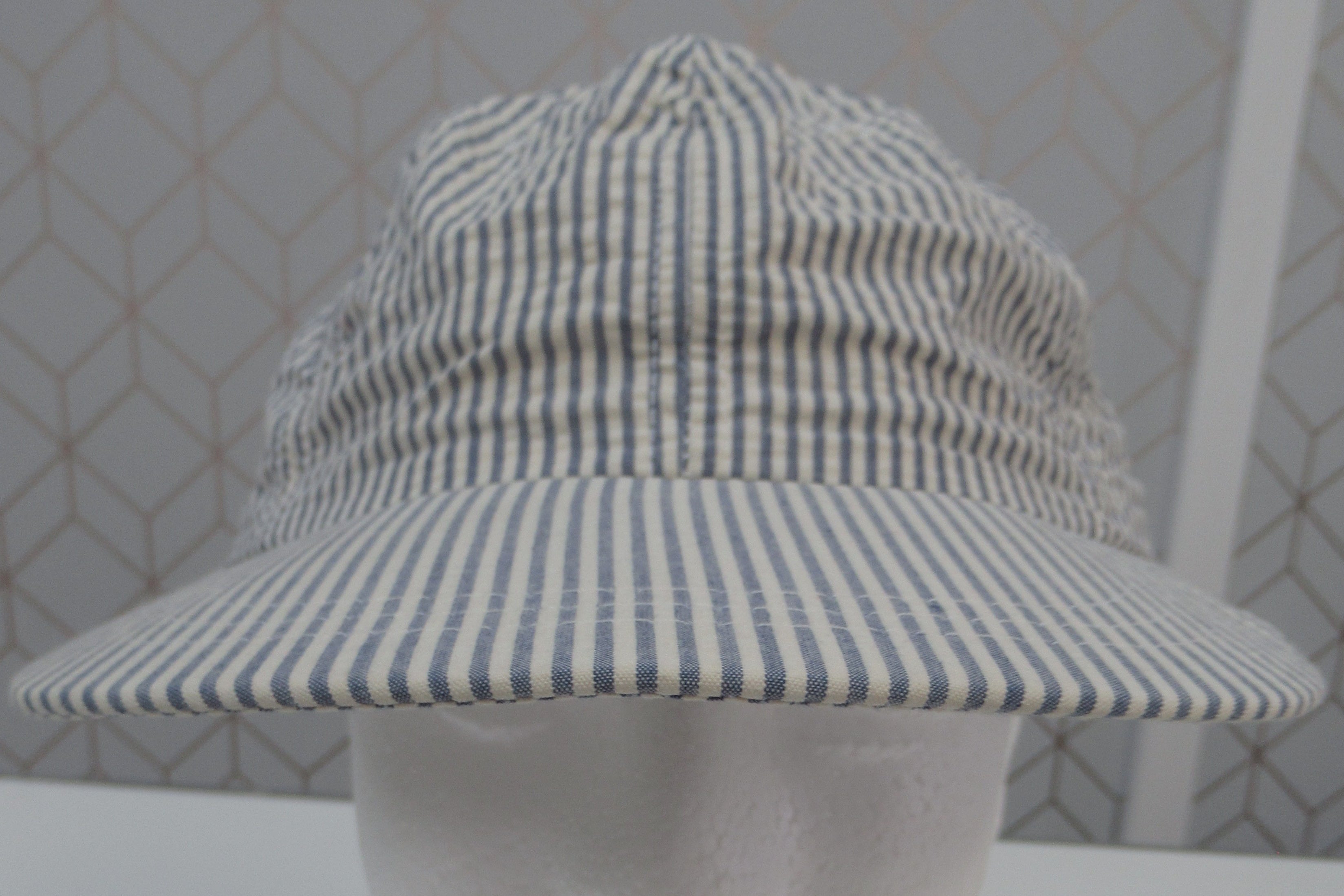 Vintage Polo Ralph Lauren Seer Sucker Fitted Hat Sz M – FAIF.COM