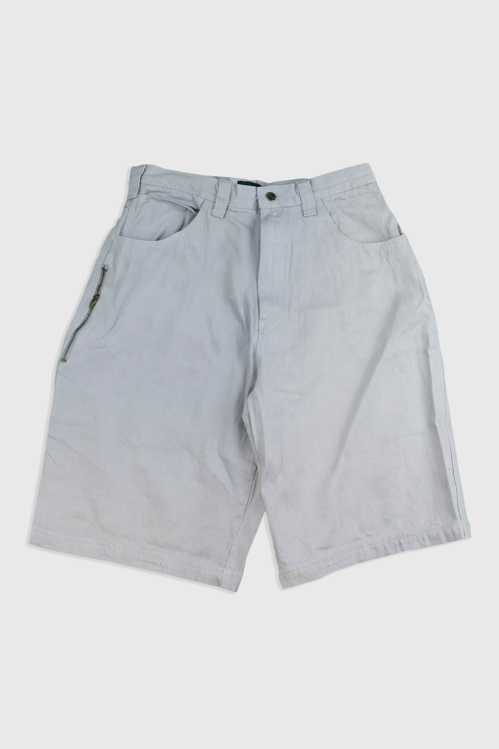 Vintage Boff Jean Short Jorts Side Zip Dirty Dirty Jeans Sz 30 32 34 ...