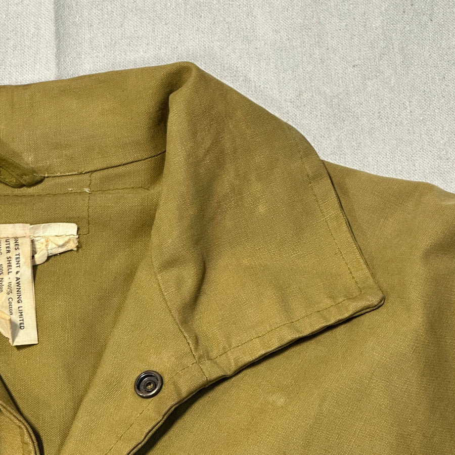 Vintage Jones Tent & Awning Tan Work Jacket Size Large 40s Hunting Cru ...